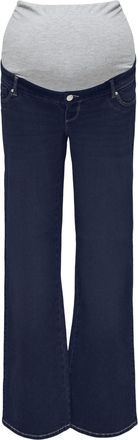 Only Damen Olmsnow Hw Wide DNM Jeans PIM, Dark Blue Denim, (L) W x 32L