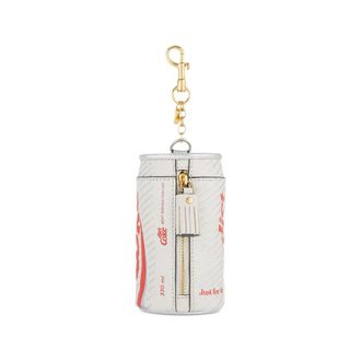 Anya Hindmarch Diet Coke Capra Coin Purse In Optic White