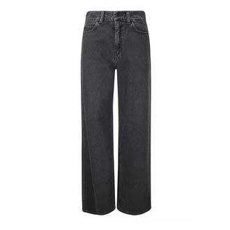 Carhartt Work in Progress Femme, Jeans, Noir, Taille: W29 Jean taille haute et jambe large