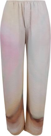 Nanushka Femme, Pantalons, Rose, Taille: 38 FR Pantalon fluide ombr&eacute; en viscose froiss&eacute;e