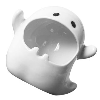 Cabilock Keramik Aschenbecher Geister Design Tisch Aschenhalter Tragbar F&uuml;r Zuhause B&uuml;ro Leicht Und Sicher