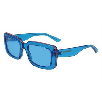 Karl Lagerfeld Blaue Eingespritzte Sonnenbrille