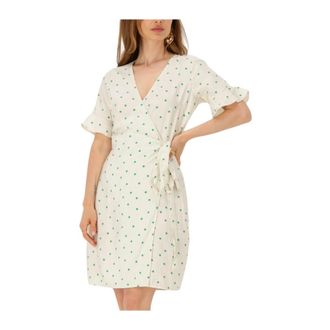 Envii Kurzes Elfenbeinkleid - - Dresses - Damen - Wei&szlig; - XS