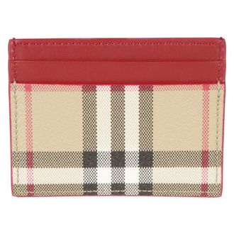 Burberry Femme, Accessoires, Beige, Taille: ONE Size Check Credit Card Case