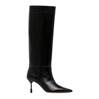 Msgm Spitze kniehohe Stiefel - - Shoes - Damen - Schwarzk - 37 EU