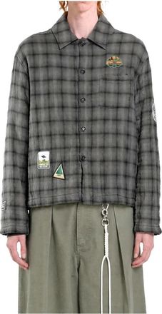 Song for the Mute Veste Workman matelass&eacute;e - Homme - Vestes - Gris - Taille: S