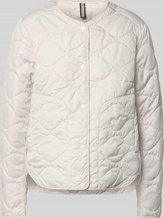 Camel Active Steppjacke mit Rundhalsausschnitt