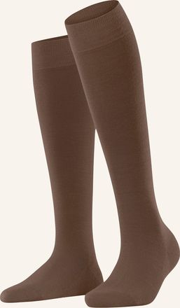 Falke Kniestr&uuml;mpfe Softmerino Mit Merinowolle braun