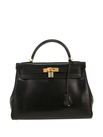 Herm&egrave;s sac &agrave; main Kelly 32 - Noir