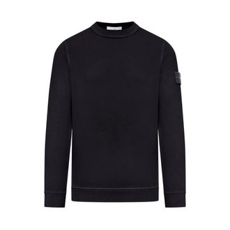 Stone Island Homme, Sweatshirts et sweats &agrave; capuche, Noir, Taille: M Crewneck SweaT-shirt
