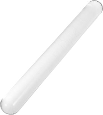 TOPBATHY Glas-roller Teigroller Transparent Kristallklar Glas-rollstab F&uuml;r Fondant Polymer Clay Pasta Pizza Teighandhabung Hygienisch Vielseitig F&uuml;r Backen Bas