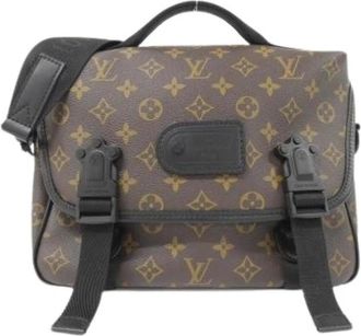 Louis Vuitton unisex, Pre-owned, Brun, Taille: ONE Size Sac bandouli&egrave;re Monogram Macassar Pre-owned