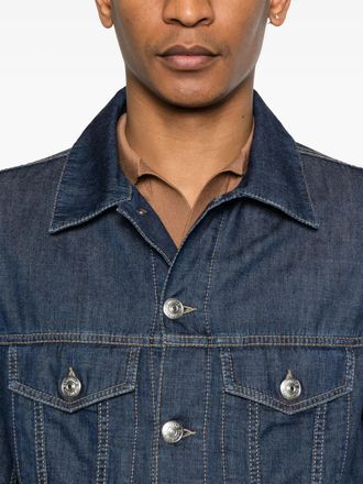 Brunello Cucinelli Mens Button Denim Jacket Ss26 M