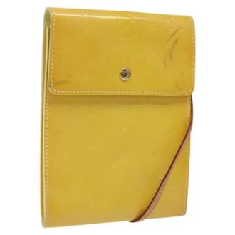 Louis Vuitton Pre-owned Cuir sacs-louis-vuitton - Femme - Pre-owned - Jaune - Taille: ONE Size