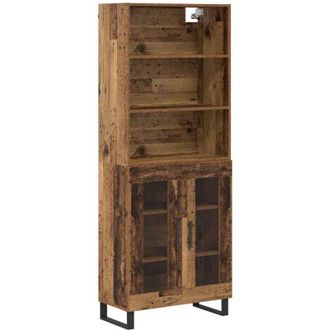 vidaXL vidaXL Haut Armoire Bois ancien 69,5 x 34 x 180 cm Bois ding&eacute;nierie