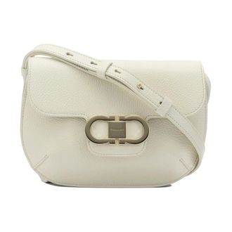 Ferragamo Femme, Sacs, Blanc, Taille: ONE Size Lizzy Small Crossbody Bag