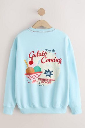 Next Sweater Sweatshirt mit Grafik, Gelato (1-tlg)