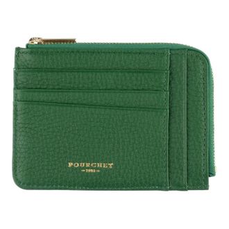Pourchet Femme, Accessoires, Vert, Taille: ONE Size Wallets & Cardholders