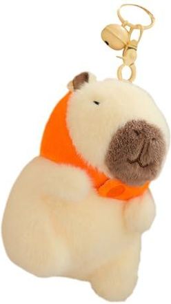 Generico Capybara Key Chain - PP Cotton, porte-cl&eacute;s doux et mignon, porte-cl&eacute;s doux et mignon, porte-cl&eacute;s en peluche pour &eacute;cole, travail, voyage, bags, sacs &agrave; 