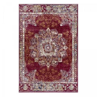Un amour de tapis Tapis salon 160x235cm Rouge, beige, bleu Oriental