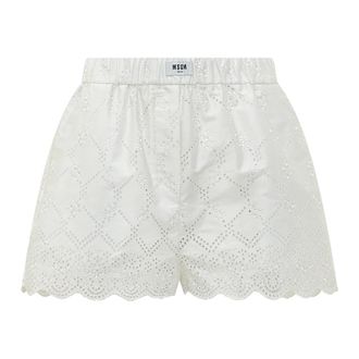 Msgm Shorts - - Shorts - Damen - Wei&szlig; - S