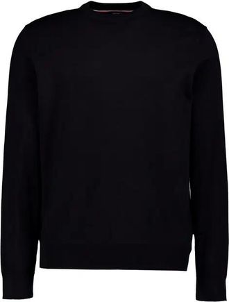 Daniel Hechter Herren Pullover schwarz unifarben