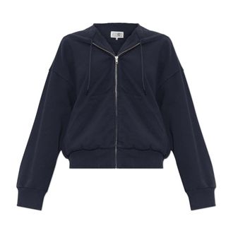 Maison Margiela Oversized Sweatshirt - - Sweatshirts & Hoodies - Damen - Blau - XS