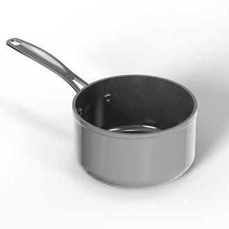 NuWave 1,9L Gesundes Duralon Grau Keramik Antihaft-Kochgeschirr, PFAS-frei, spülmaschinen- und ofenfest, Diamond Infused, Induktionssicher, kratzfeste Oberfl