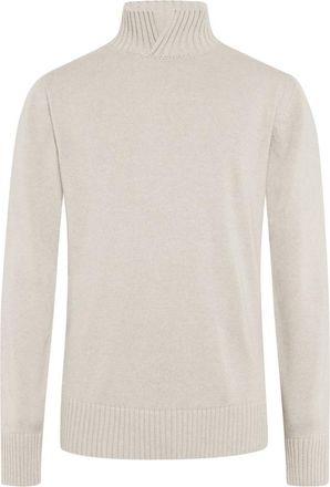 Maurizio Baldassari Softer Pullover mit Kaschmiranteil und Rollkragen in