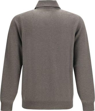 Brunello Cucinelli Cashmere Knit Polo Shirt - Brown