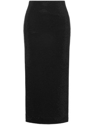 Philosophy di Lorenzo Serafini jupe à ornements strassés - Noir