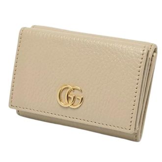 Gucci Portefeuille en cuir Pre-owned - Femme - Pre-owned - Beige - Taille: ONE Size