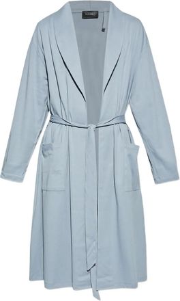 Hanro peignoir à taille ceinturée - Bleu