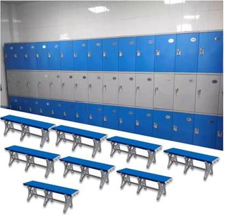 Generic Banc &agrave; langer pour salle de sport et salle de bain, tabouret imperm&eacute;able en plastique ABS pour vestiaire et piscine publique, design durable et &eacute;l&eacute;gan