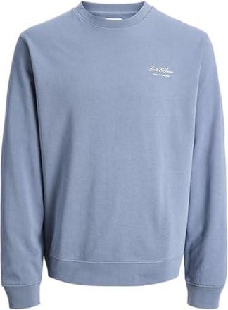 Jack & Jones Jjearchive Graphic Sweat &agrave; col Rond Noos, Blue Mirage., XL
