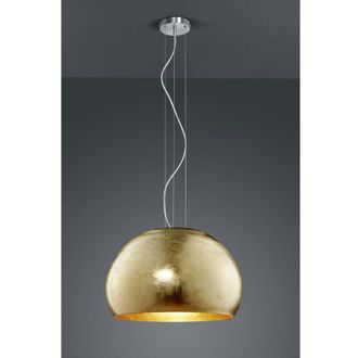 Trio Moderner H&auml;ngelampenschirm Gold Opalglas &Oslash;51 cm Ontario Trio Lighting