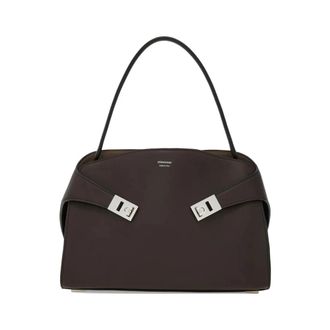 Ferragamo Hug Schultertasche - - Bags - Damen - Braun - ONE SIZE