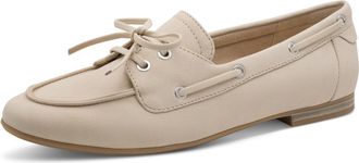 Marco Tozzi Marco Tozzi Damen Oxford weiches Feel Me Fu&szlig;bett weiches Innenfutter Synthetisch, beige (LT.TAN), 36 EU