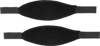 Colcolo Pack 2 Scuba Schnorcheln Neopren Maskenband Einstellbar & Strapazierfähig Schwarz