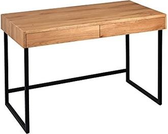 M2 Kollektion Salsa Schreibtisch, Holz, braun, schwarz, 120x75x60 cm