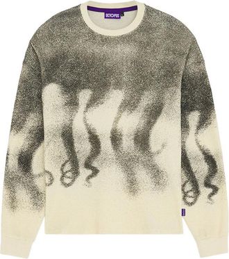 Octopus Homme, Pulls, Beige, Taille: XL Maglia Maniche Lunghe LS Tee Faded Waffle T-Shirt
