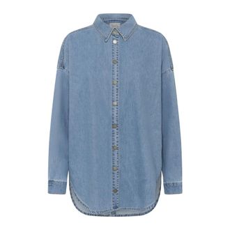 MY ESSENTIAL WARDROBE Femme, Blouses et Chemises, Bleu, Taille: 38 FR Chemises en jean