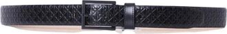 Calvin Klein Square Buckle Smooth - - Accessories - Herren - Schwarzk - 120 CM