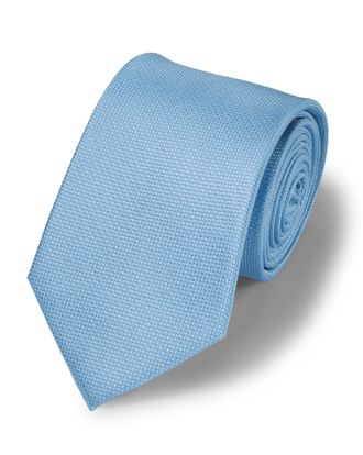 CHARLES TYRWHITT Krawatte aus Seide - Himmelblau