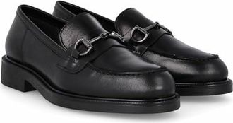 Lince Lince Mocassins avec ornement m&eacute;tallique confortable | Semelle en caoutchouc | Semelle int&eacute;rieure en gel amovible | I51207 | Fabriqu&eacute; en Espagne, Cuir