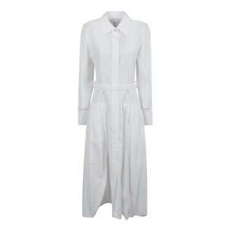 Patou Wei&szlig;e Maxi-Hemd-Kleid - - Dresses - Damen - Wei&szlig; - XS