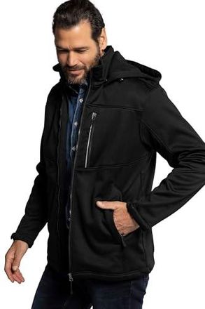 JP1880 Veste Softshell entièrement Fonctionnelle, Noir, 68/70 Homme