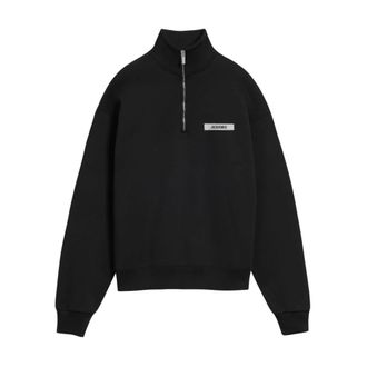 Jacquemus Stylischer Nero Sweatshirt f&uuml;r M&auml;nner - - Sweatshirts & Hoodies - Herren - Schwarzk - M