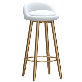 Generic Samt-Barhocker, 66/76 cm hoch, f&uuml;r ESS- und K&uuml;chentheken, Schwarze Metallbeine und Fu&szlig;st&uuml;tze, Tresenhocker f&uuml;r K&uuml;cheninseln, Caf&eacute;s, Kneipen, Bars, bis