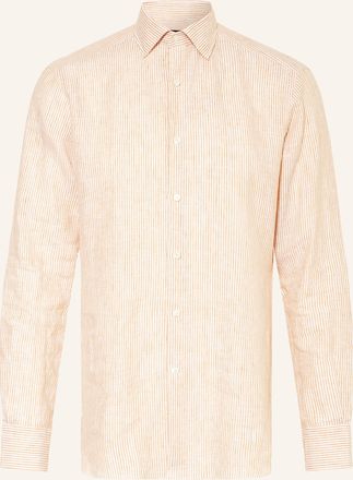 Ermenegildo Zegna Zegna Leinenhemd Regular Fit beige